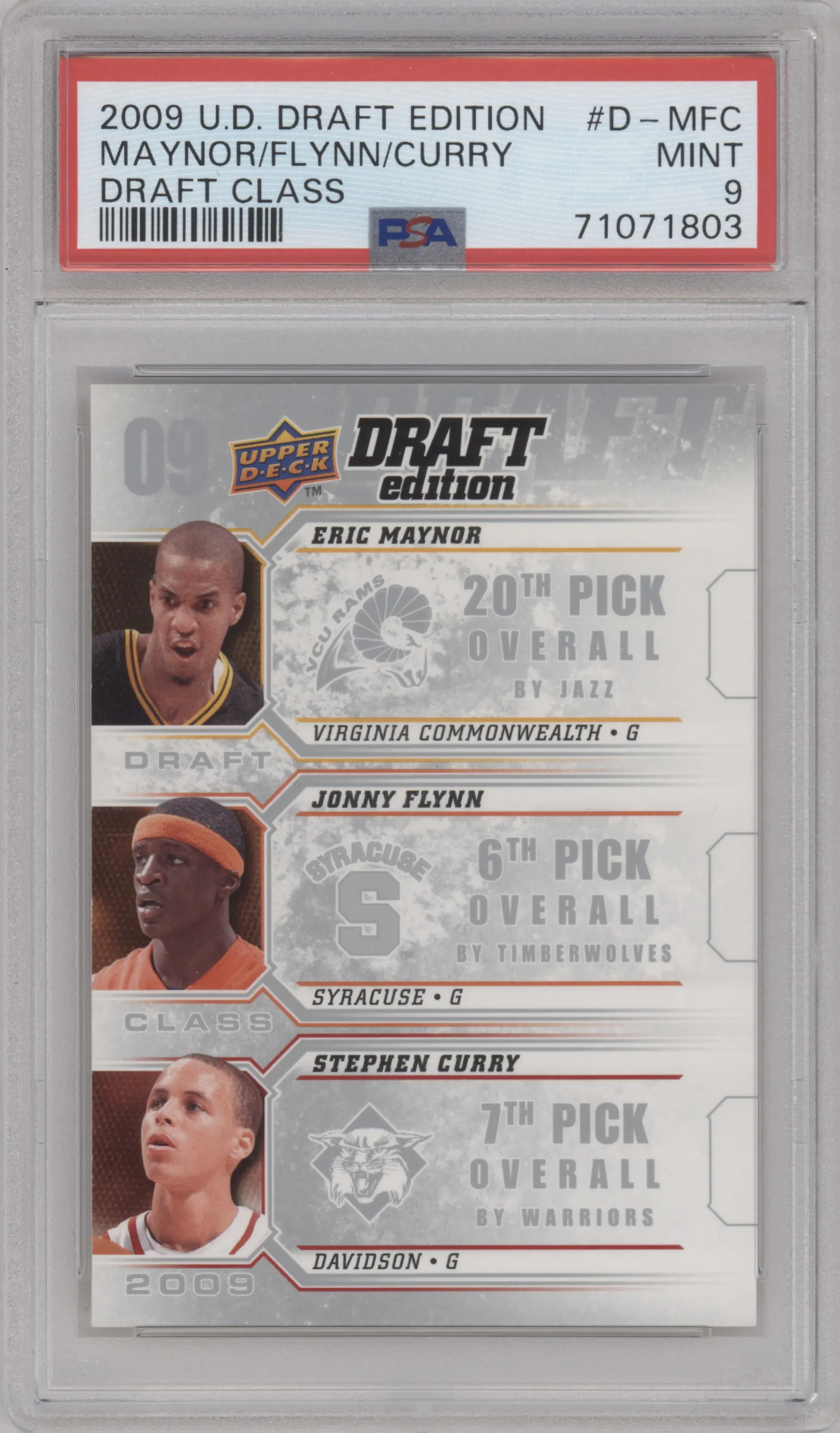 Eric Maynor/Jonny Flynn/Stephen Curry | ARENA CLUB