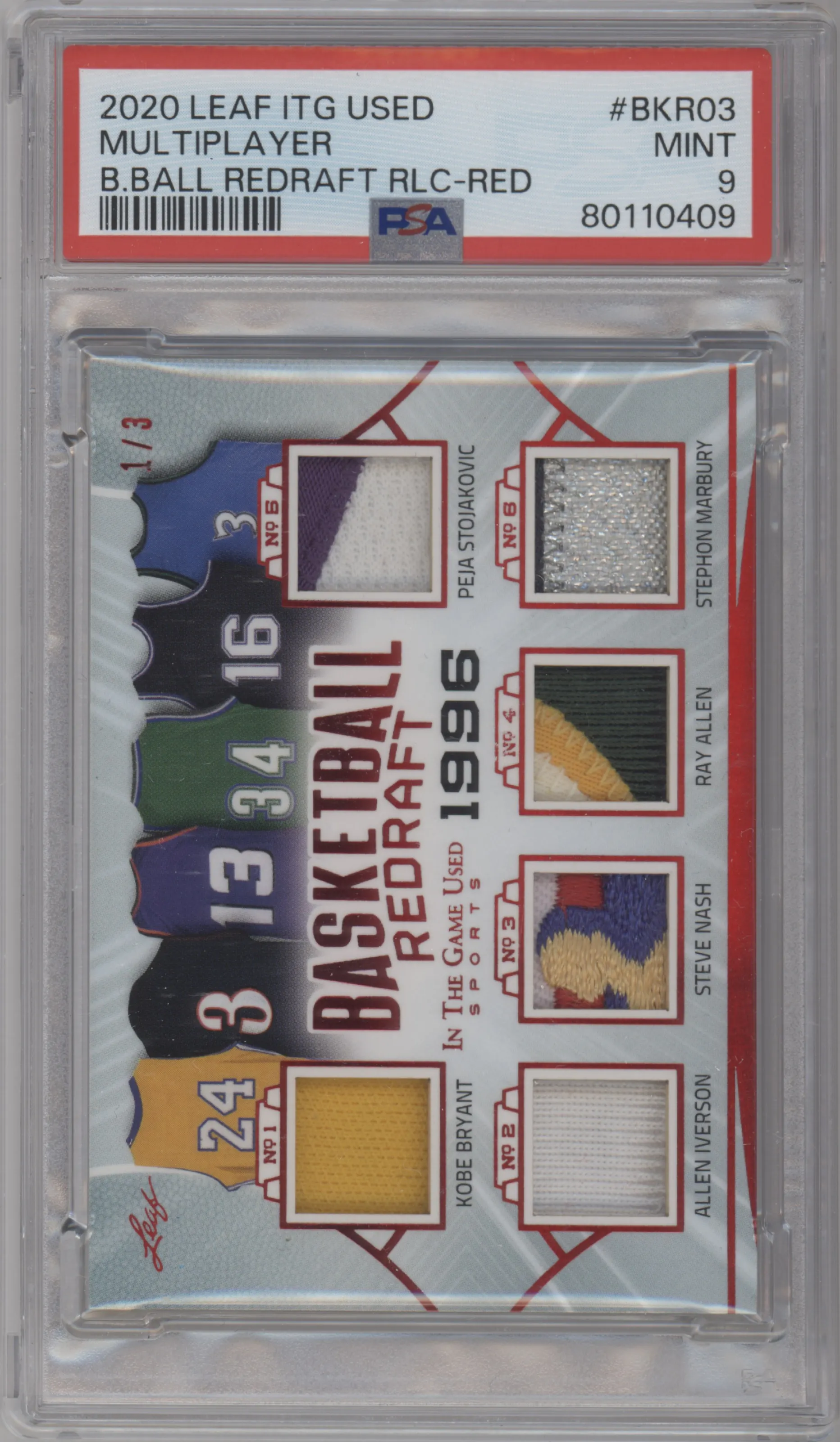Kobe Bryant/Allen Iverson/Steve Nash/Ray Allen/Peja Stojakovic/Stephon ...